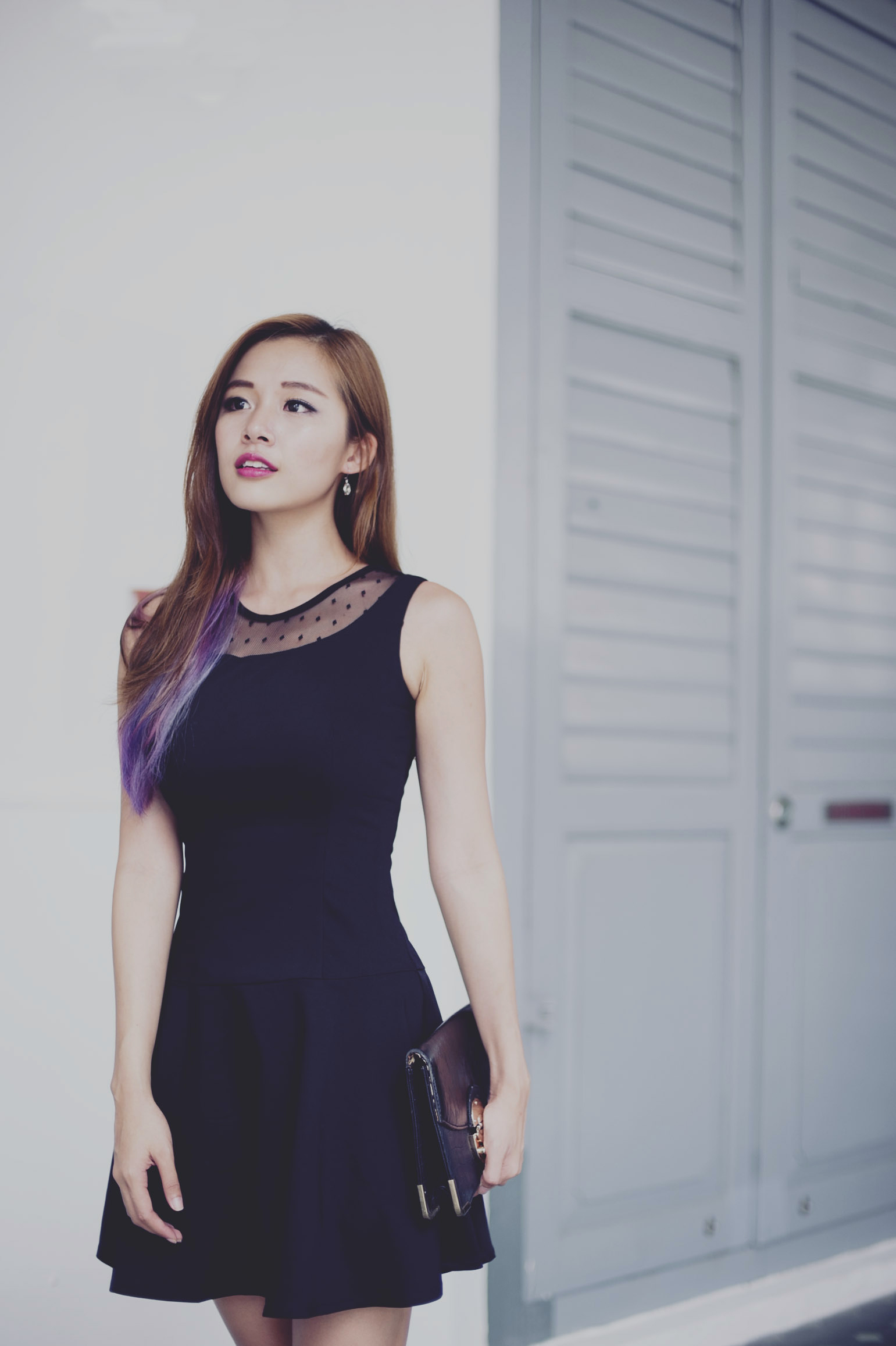 Colette Swing Dress in Black | FlymetoParis
